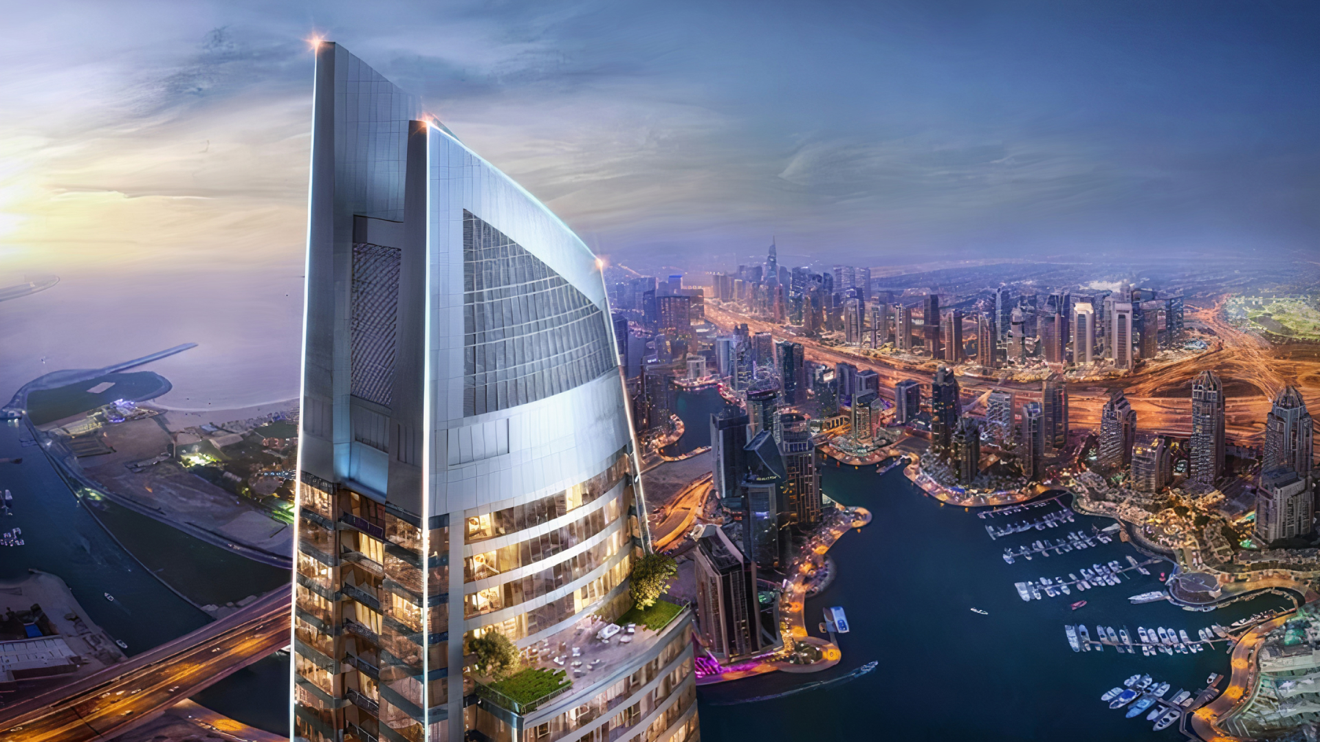 DAMAC Heights — жилой небоскрёб с готовыми апартаментами в Дубай Марине