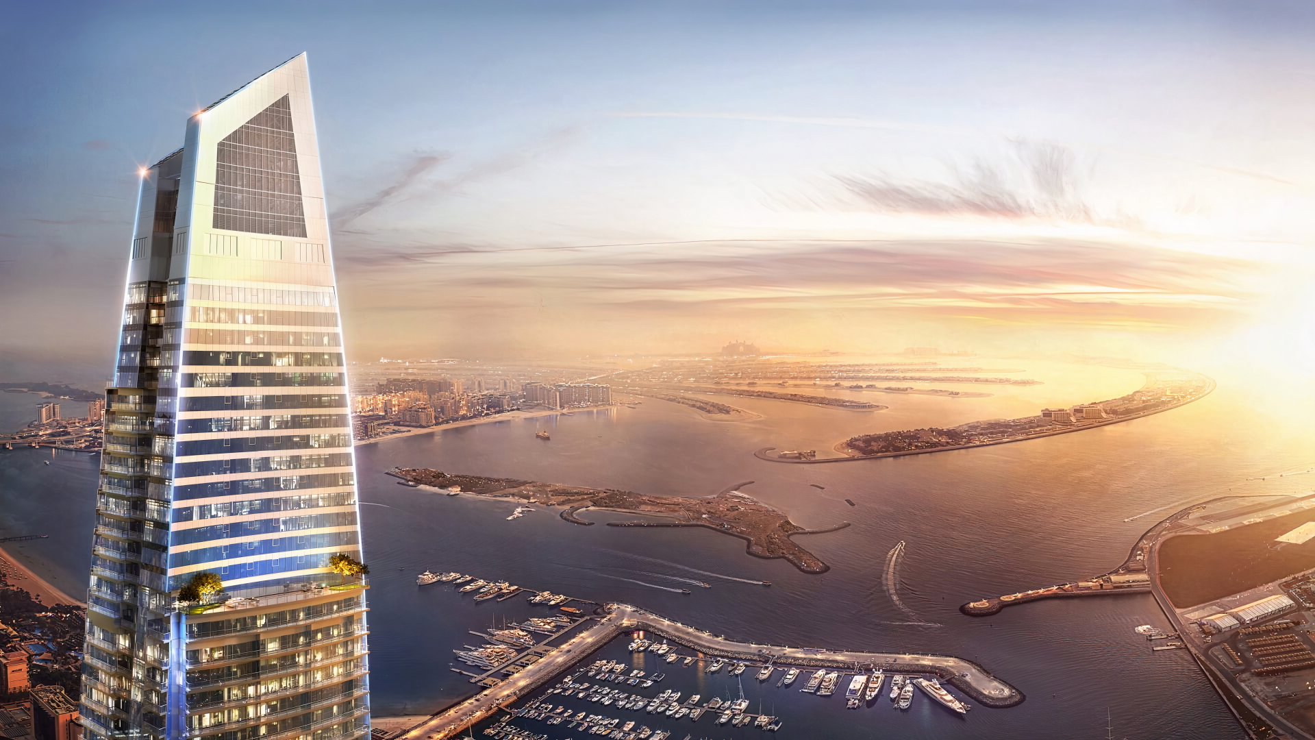 DAMAC Heights — жилой небоскрёб с готовыми апартаментами в Дубай Марине